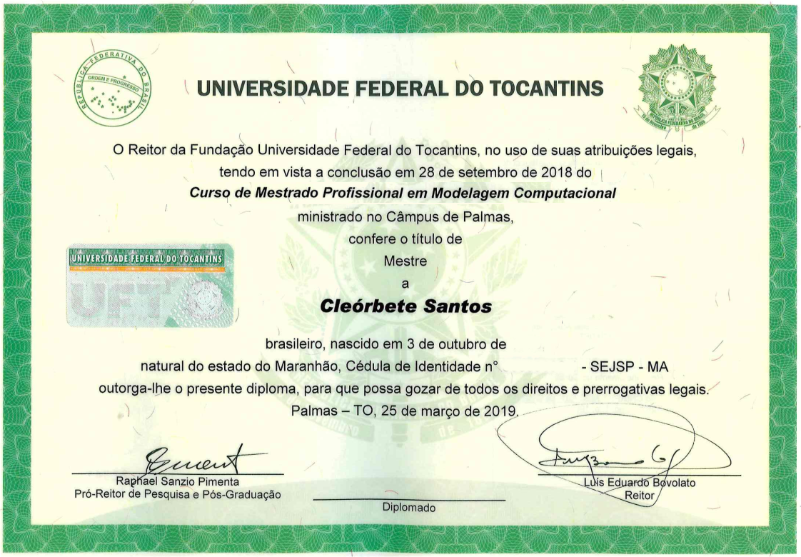 diploma-cleorbete-santos-mestrado-modelagem-computacional-uft-federal ...